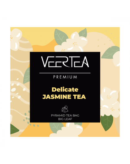 VEERTEA Pyramid Green Tea & Jasmine, 40 tea bags - Vip Shop Italy
